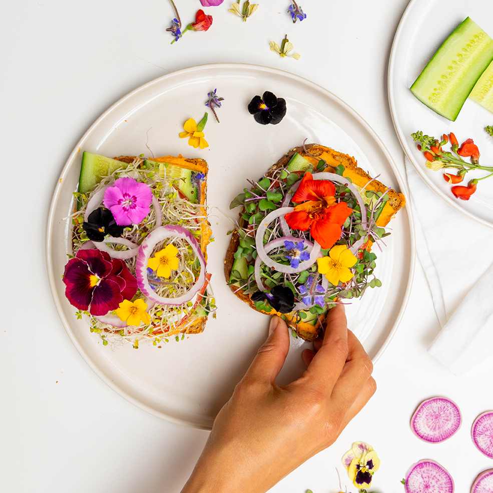 Summer Garden Toasts - Community Natural Foods